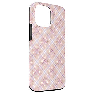 iPhone 13 Pro Max Cute Spring Checkered Pattern For Women And Easter Season Case