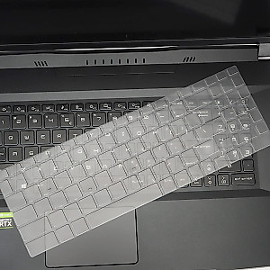 Keyboard Cover for Stealth 17/16 Studio/Stealth GS77, Raider GE78HX, Pulse 15 17, Katana 15 17, Sword 15 17, MSI Pulse GL66 GL76 11UEK 11UDK 11UCK, Crosshair 15 17