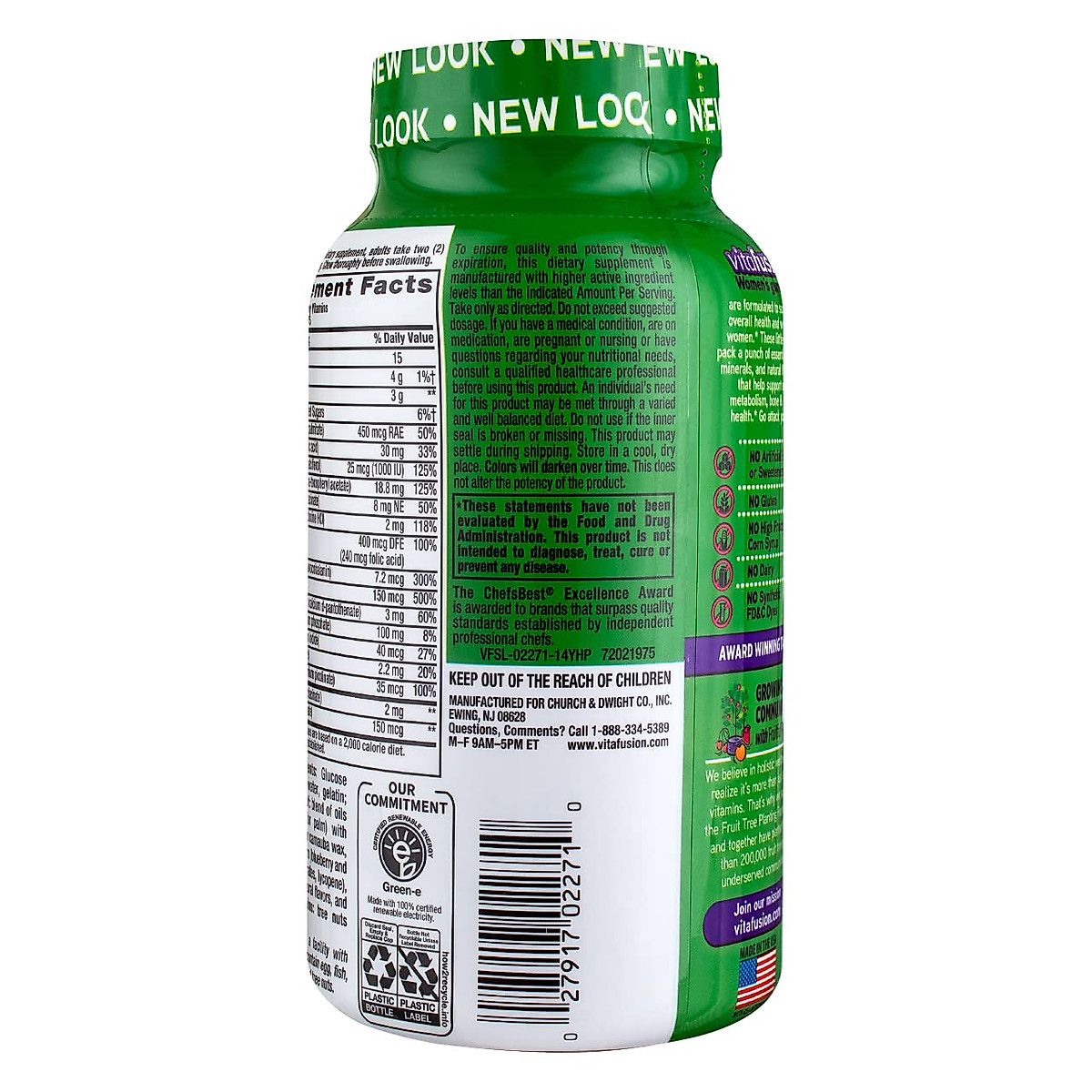 Vitafusion Women's Daily Multivitamin Gummy 150 count