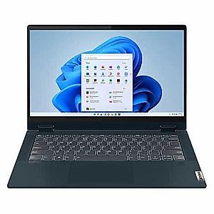 Lenovo Flex 5 14" 2-in-1 Touchscreen 82HS00R6US Laptop Tablet i3-1115G4 Processor 8GB DDR4 256GB M.2 NVMe™ TLC Solid State Drive (Renewed)
