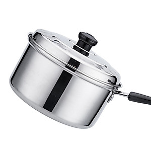 YWJLQH Premium Nonstick Cooking Pot with Long Handle for Home Kitchen, 20cm