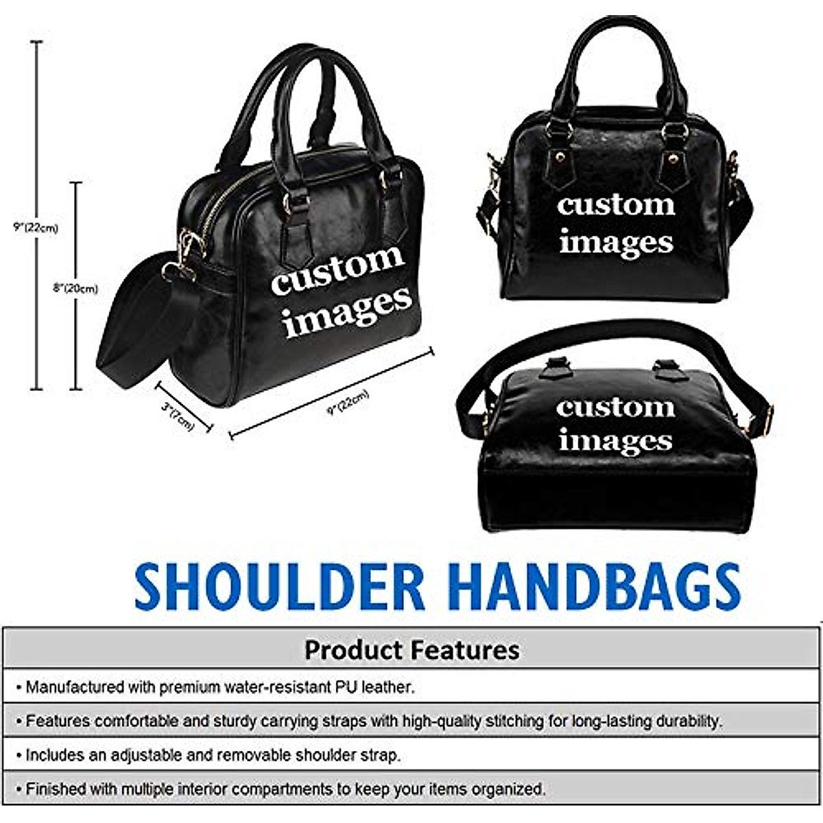 FKELYI Yellow Sunflowers Tropical Design Leather Satchel Handbags for Women Girls Shoulder Crossbody Bag Travel Shopping Totes