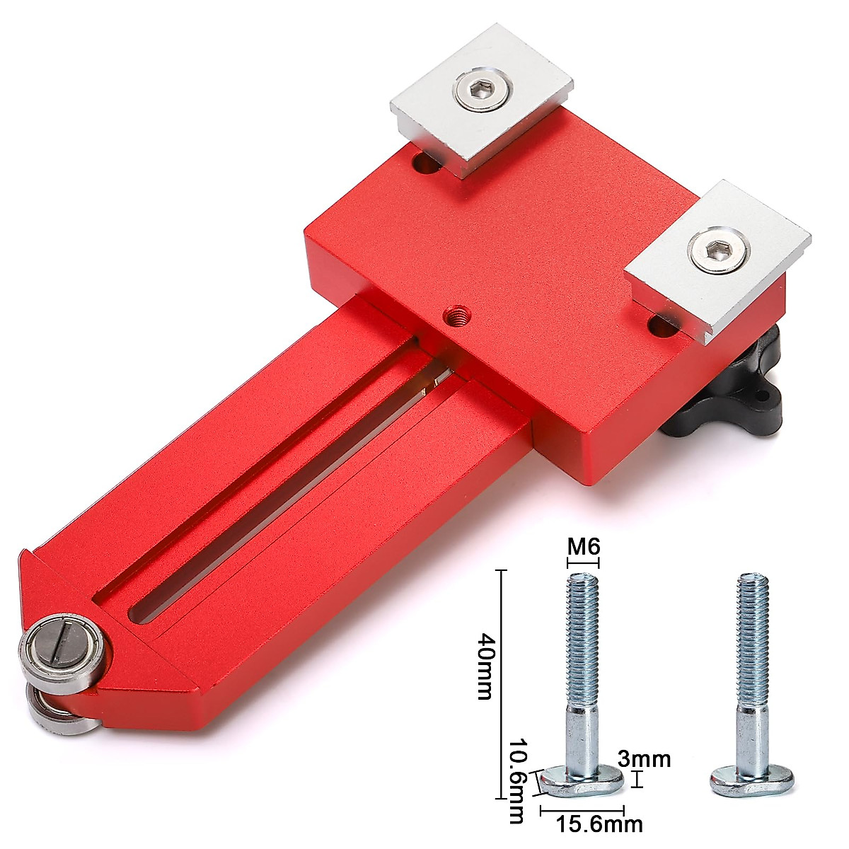 Fasmov Thin Rip Jig Table Saw Jig Guide for Making Repetitive Narrow Thin Strip Cuts Woodworking Tools Fast Thin Ripping Guide for Table Saw Band Saw Router Table, Extended Version