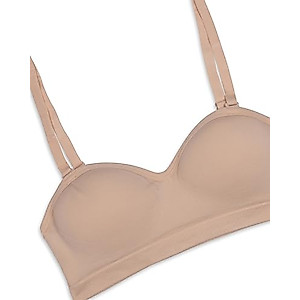 Maidenform Girls Seamless Molded Cup Hybrid Strapless Bandeau Bra