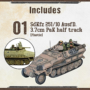 Wargames Delivered Bolt Action Miniatures - Band of Brothers Starter Set- English Language. Action Figures 28mm WWII Miniature Models and Tanks for Miniature Wargaming by Warlord Games