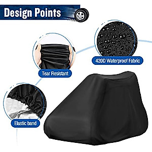 Jungda Go Kart Cover,Waterproof Pedal Go Cart Car Cover,Gokart Accessories - 42" L x 25" W x 25" H