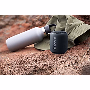 Sony Compact and Portable Waterproof Wireless Speaker with Extra Bass - Black