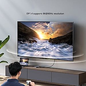 Port Expander USB C Hub 10-in-1 with DP 1.4, DC Power Port, 2 USB 3.1, USB C 3.1, USB 3.0, Ethernet, 3.5mm Audio Port, SD/TF USB Splitter