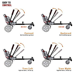 Camelmother Hoverboard Seat Attachment Transform Your Hoverboard into Go Kart for Kids or Adults,Adjustable Hoverboard Accessories for Self Balancing Scooter