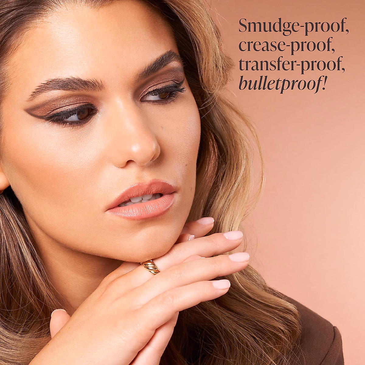 Mally Beauty Evercolor Eyeshadow Stick - Mahogany Shimmer - Waterproof and Crease-Proof Formula - Easy-to-Apply Buildable Color - Cream Shadow Stick