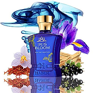 H HABIBI Iris Bloom Find Your Signature Scent with this Luxury EDP - Eau de Parfum Women's Fragrance - Unique & long-lasting Perfumes for Women, Made of Rare Exotic Notes - 2.5 fl oz