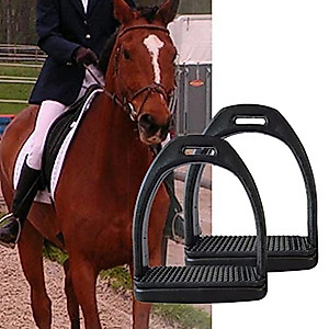 N/A 2pcs Children Adults Durable Horse Riding Stirrups 2 Sizes for Horse Rider Lightweight Wide Track Anti Slip Equestrian (Size : X-Large)
