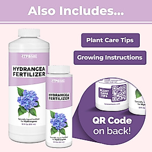 Hydrangea Fertilizer for Acid Loving Plants, Liquid Plant Food 8 oz (250mL)