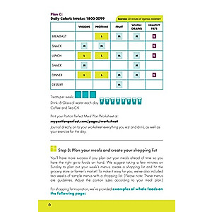 Bentology Bento Box Portion Control Lunch Box - Meal Prep Container Kit with Weight Loss Plan Booklet
