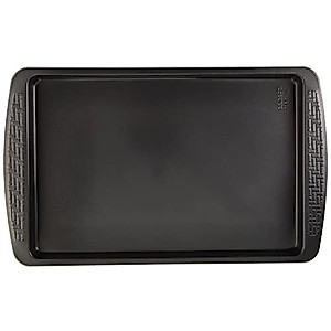 Chicago Metallic Everyday Non-Stick Medium Baking Cookie Sheet. Perfect for making cookies, one-pan meals, roasted vegetables, and more Gray