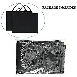 2 Pack Light Weight Art Portfolio Bag with Nylon Shoulder, 24"X 36" Large Size Poster Board Storage Bag, Waterproof Drawing Painting Sketch Bag Case for Artist and Student Art Work Portfolio