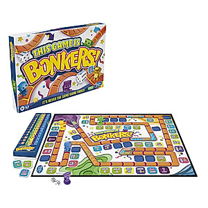 Hasbro Gaming This Game is Bonkers Board Game, Fresh Update of Classic Family Board Game, Wacky and Fun Board Games for Kids 8 and Up