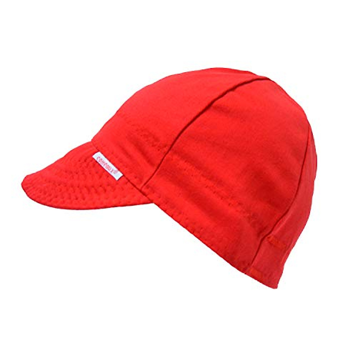 Comeaux Caps Reversible Welding Cap Solid Red Size 7 7/8