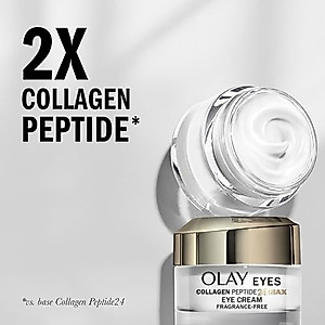 Olay Eyes Collagen Peptide 24 MAX Fragrance Free Eye Cream - 0.5 oz.
