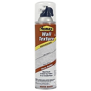 Homax 41072040655 Aerosol Wall Texture, Knockdown, Water Based, 20 oz, White