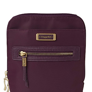 Baggallini womens Brooke crossbody, Plum Berry, One Size US