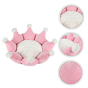 ABOOFAN Warm Pet Nest s Hort Hair House Pet Cat Bed Non-Slip Soft Fluffy Winter Pet Bed