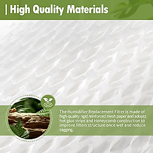 Aiskaer Humidifier Wicking Replacement Filter Compatible with Canopy Bedside and Nursery Humidifiers(NOT for Canopy Plus Humidifier), Paper Filter, 3-Pack