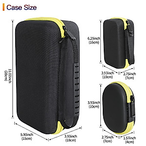 AIKANG 3 Pcs Hard Case,Case for DEWALT 20V Max XR Cordless Router, Brushless(DCW600B),Portable Carrying Storage Bag for Router Bits, Case Only