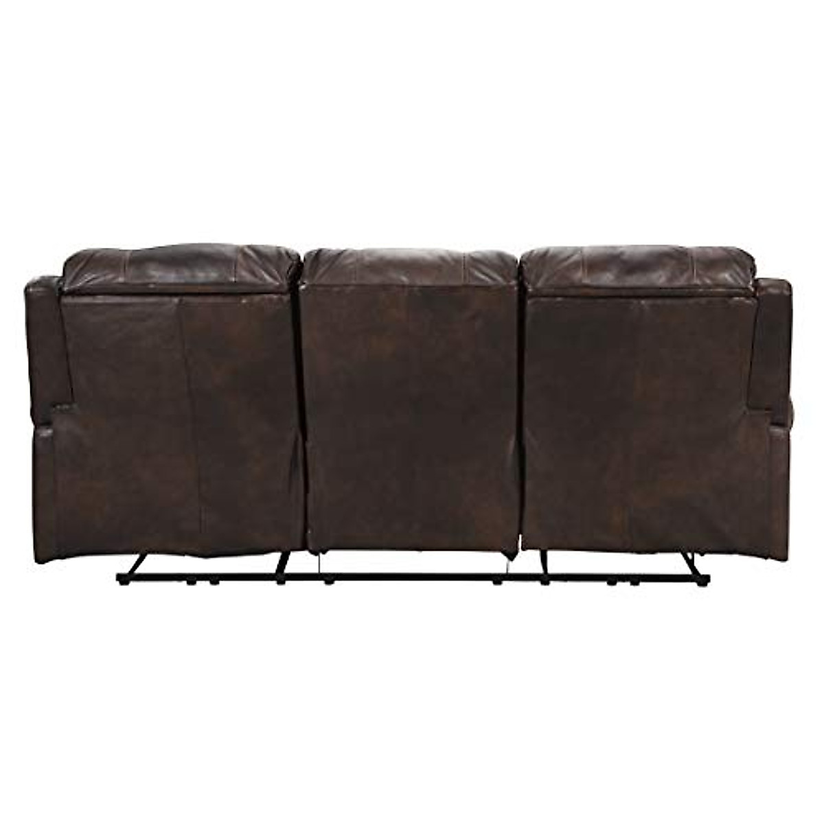 Signature Design by Ashley Buncrana Traditional Power Reclining Sofa with USB Charging Port, Brown