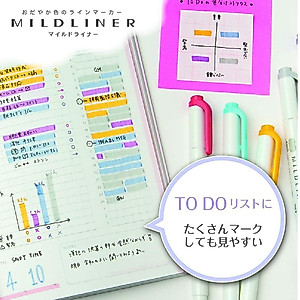 Zebra MildLiner Complete Set 25 Vibrant Colors Great for Text Highlighting, Kids, Office, College, School (WKT7-5C WKT7-5C-NC WKT7-5C-RC WKT7-N-5C WKT7-5C-HC)