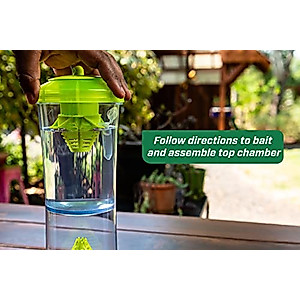 RESCUE! WHY Trap for Wasps, Hornets, & Yellowjackets – Hanging Outdoor Trap - 3 Traps