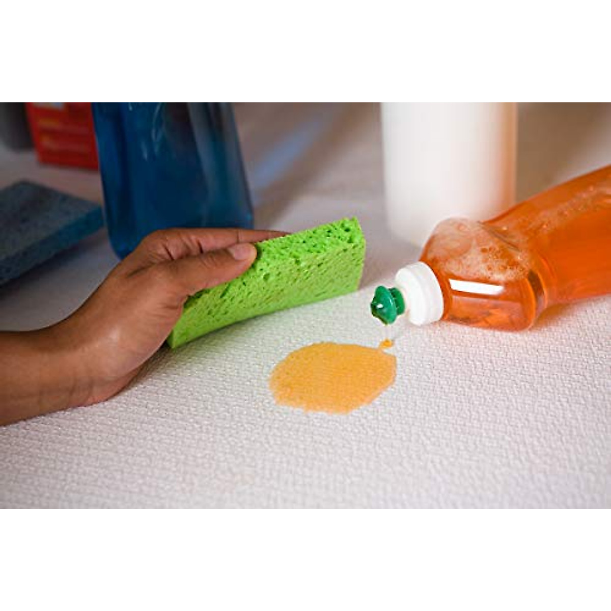 Easy Liner Under-the-Sink Liner, Non-Adhesive, White, 27 Inches x 4 Feet (280741)