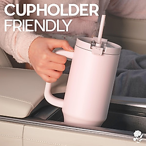 VIOLET & GALE Dance Team Gifts, Dancer Gift For Girls - Retro Design - 40oz Insulated Tumbler with Handle - In My Era Cup Water Bottle for Latin Ballroom Salsa Teacher