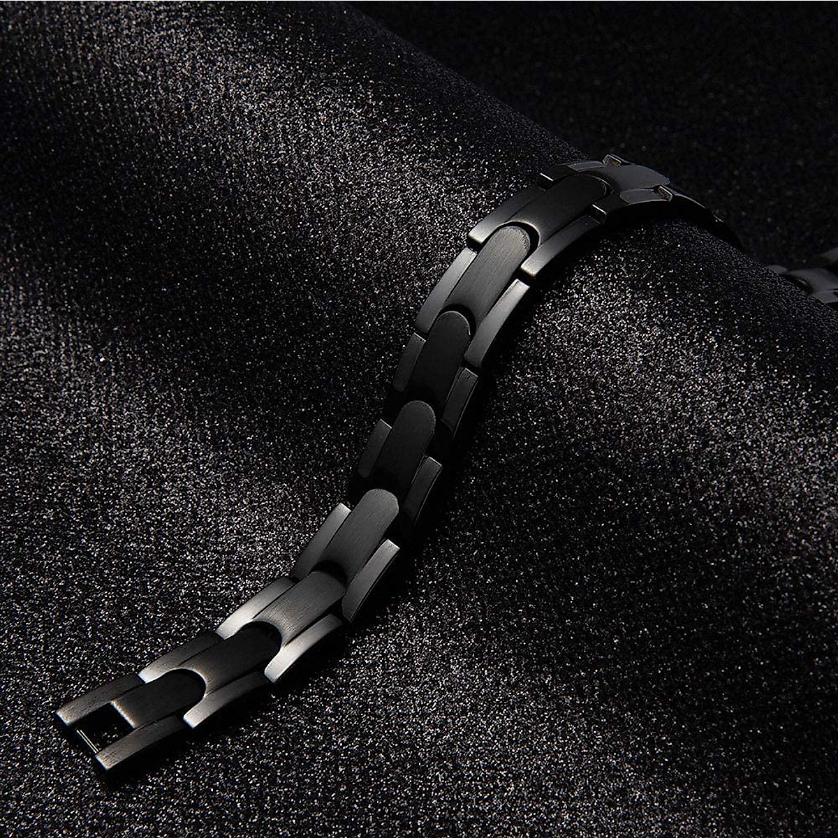 Wolentty His and Hers Couples Bracelets Stainless Steel Distance Bracelets Gift for Valentine's Day - Matching Set (His & Hers)