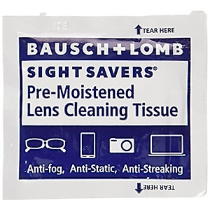 Bausch & Lomb Sight Savers Premoistened Lens Cleaning Tissues - Sight Savers Premoistened Lens Cleaning Tissues, 100 Tissues/Box