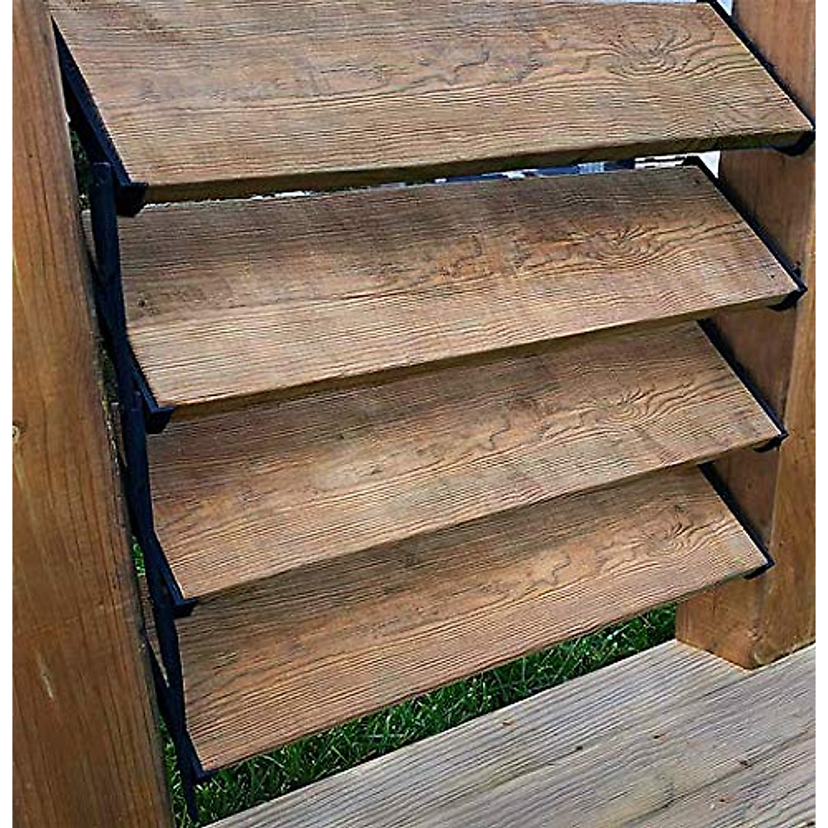 Nuvo Iron LSB48 Hardware System-Holds up to 11 Boards Louver, Black