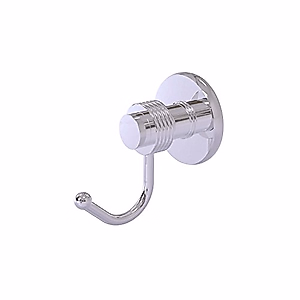 Allied Brass 920G-PC Mercury Collection Groovy Accents Robe Hook, Polished Chrome