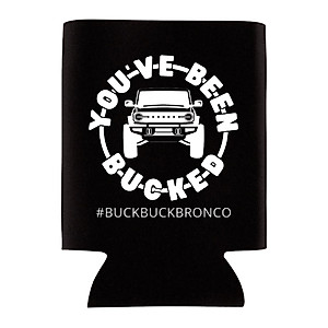 You've Been Bucked Can Cozie Holder | Bulk 20 Pack | Collapsible Foam Can Cozie Holder | Buck Buck Bronco | #BuckBuckBronco #BuckYeah
