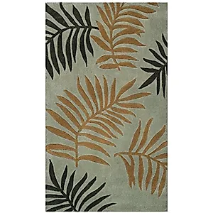 SAFAVIEH Total Performance Collection Area Rug - 9' x 12', Blue & Multi, Hand-Hooked Oriental, Non-Shedding & Easy Care, Ideal for High Traffic Areas in Living Room, Bedroom (TLP740B)