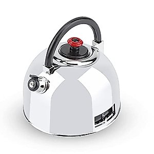 Eboxer 60 Minute Mechanical Kitchen Timer, Teapot Shaped Cooking Timer Clock, Stainless Steel Wind Up Dial Rotating Countdown Egg Timer, Sets from 0 to 60 Minutes