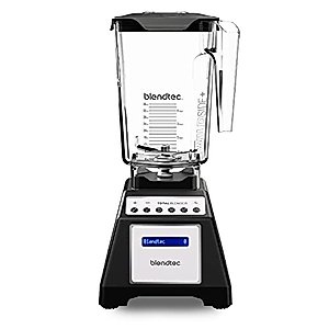 Blendtec Total Classic Original Blender - WildSide+ Jar (90 oz) - Professional-Grade Power - 6 Pre-programmed Cycles - 10-speeds - Black