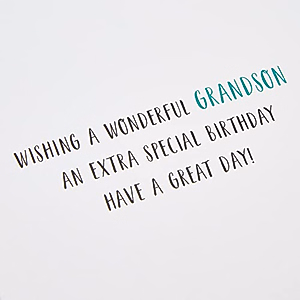 Regal Publishing Modern Birthday Card Grandson - 8 x 6 inches -