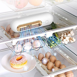 Usb Fridge Deodorizer,Rechargeable Fridge Deodorizer,Portable Reusable Refrigerator Purifier- Freshenerodor Eliminator For Car, Closet, Wardrobe,More Convenient Than Baking Soda And Charcoal Bags