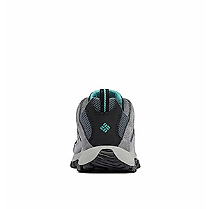 Columbia Womens Crestwood Hiking Shoe, Graphite/Pacific Rim, 8.5 Wide