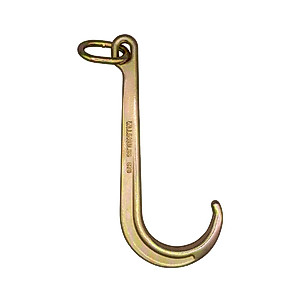 Mytee Products (2 Pack 15" Inch J Hook Heavy Duty Grade G70 Tow Axle Strap Wrecker Roll Back Clevis 5400#