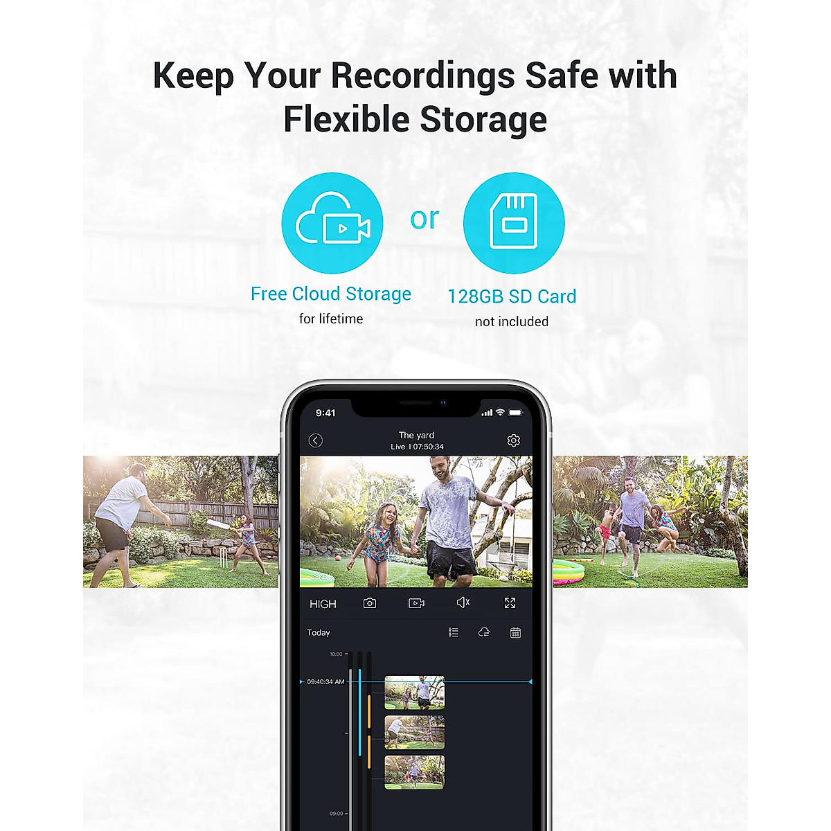 blurams Security Camera Outdoor, 3MP Dual-Lens Wi-Fi Outdoor Camera, 360° PTZ Cameras for Home Security w/Motion Tracking, Two-Way Talk, 2K Color Night Vision, IP66 Weatherproof