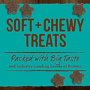 Merrick Power Bites Natural Soft And Chewy Real Meat Dog Treats, Grain Free Snack, Real Turducken Recipe - 6 oz. Bag