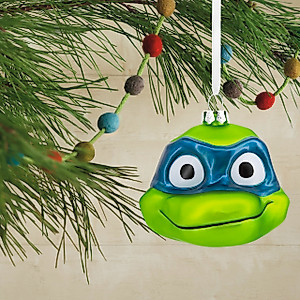 Hallmark Teenage Mutant Ninja Turtles: Mutant Mayhem Raphael Christmas Ornament, Blown Glass