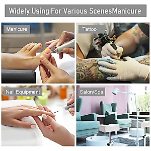 FLOLXNB Pedicure Foot Rest, Foot Massage Pedicure Stool, Tattoo Stand Adjustable Height Footstool Nail Equipment for Home Beauty Salon Spa (White)