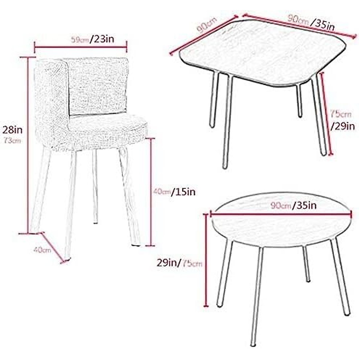Office Reception Room Club Table and Chair Set,Nordic Negotiation Table and Chair,Business Conference Room Coffee Table Suitable for Conference Meeting Areas, (Color : Blue Square Table)